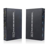 China OEM HDMI KVM Switch Two Input And One Output Keyboard Mouse Printer USB Input 4K@30HZ for sale