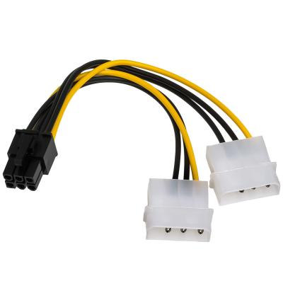 Cina L'adattatore del convertitore di potere di ROHS cabla 4 la scheda video 15cm di Pin PCI Express PCIE di Pin Molex To 6 in vendita