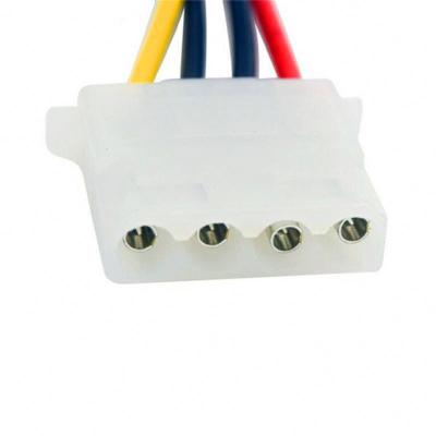 Cina L'adattatore del separatore dell'alimentazione elettrica del computer Y cabla Molex 4 Pin Male To 3*4 Pin Female Custom Length in vendita