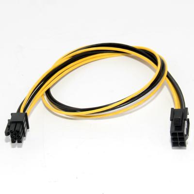 Cina Cavo elettrico di PCIE 6 Pin Male To Female Extension 18AWG per la scheda video di GPU in vendita