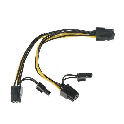 Cina 6+2 cavo di alimentazione elettrica della scheda video di Pin PCIE 8 - cavo della colonna montante di Pin PCIE in vendita
