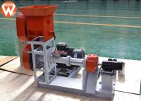 China Small Scale Sinking Floating Fish Feed Processing Machine , 0.4KW Fish Feeding Equipment for sale
