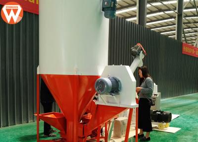 China Usina de alimentação animal de estrutura simples, fábrica de tratamento da alimentação animal de 500 Kg/H à venda