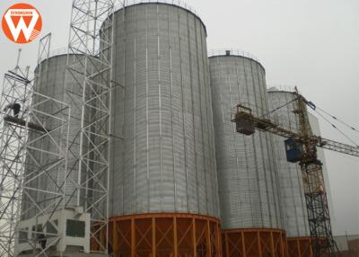 China De vultrechterbodem galvaniseerde Staalsilo voor de Industrie Lange Levensduur van de Dierenvoermolen Te koop