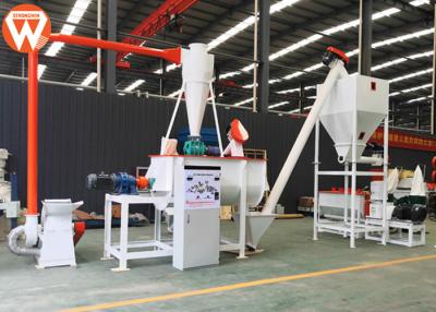 Cina Attrezzatura commerciale del cilindro preriscaldatore della pianta di lavorazione degli alimenti del pollame di controllo di 1T/H MCC con il trasportatore di vite in vendita