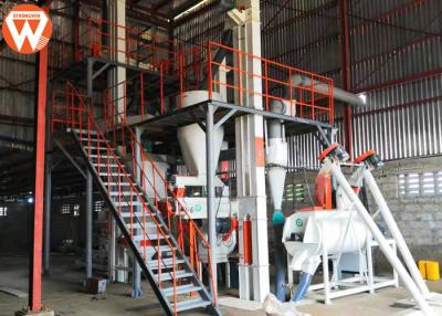 Cina Il pollame sicuro automatico appallottola la pianta 1 dell'alimentazione - tensione 380V/50Hz la capacità di 2.5t/H in vendita