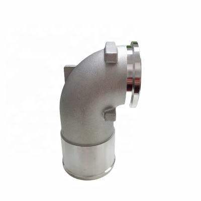 China Weichai WP12 Engine Parts New WD615 61560110165 Turbocharger Elbow Connecting Exhaust Pipe for F2000 Shaanxi F3000 Models for sale