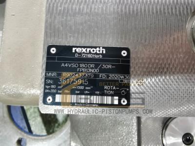 China Rexroth Axial Piston Variable Pump R902437379 AA4VSO180DR 30R-FPB13N00 A4VSO180DR 30R-FPB13N00 zu verkaufen