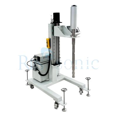 China Ultrasonic metal melting homogenizer machine for liquid processor with lifting stand for sale