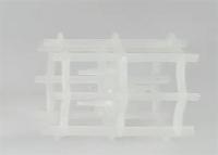 China DN38 Gas Desulfurization Tower Plastic Random Packing Different Saddle Ring for sale