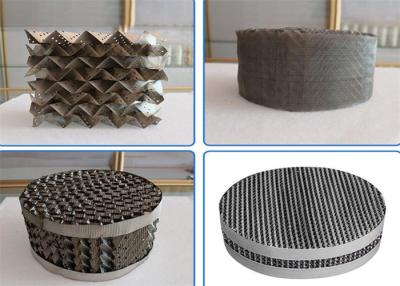 China ISO9001 AISI304 Round Wire Mesh Structured Tower Packing Corrosion Resistant Te koop