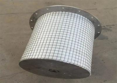 China Customized Titanium 2400mm Fiber Bed Mist Eliminator For Vulcanization Plant Te koop