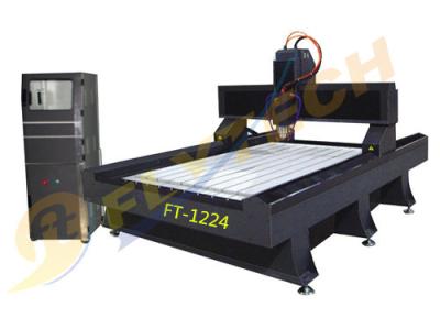 China Máquina de piedra del router del CNC con el cuerpo inconsútil independiente de la soldadura de la caja de control en venta