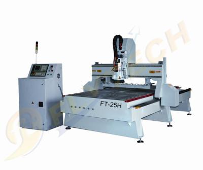 China Router del CNC de la carpintería con la función del ATC con el sistema de control de la tabla NK200 del vacío en venta