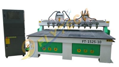 China el precio de fábrica 10 dirige la máquina de la carpintería con los conductores servos en venta