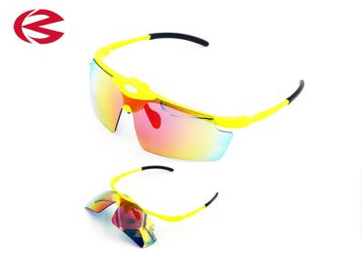 China Fashion Cycling Flip Up Sunglasses With Customized Design Brands for sale