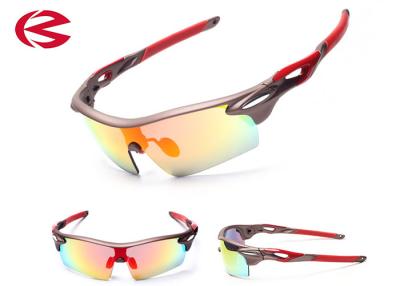 China Unbreakable REVO Lens Polarised Sports Sunglasses , Adjustable Nose Pad Outdoor Sports Glasses for sale