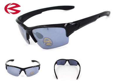 China Anti Reflective Coating Polarised Cycling Glasses / Sunglasses / Goggles Black for sale
