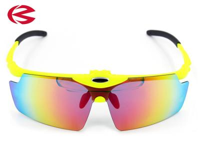 China REVO Polarized Colored Lens Outdoor Sports Sunglasses Flip Up Style Free Wearing for sale