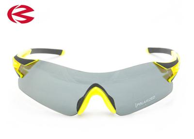China Rimless Grey Scratchproof Bike Riding Sunglasses Ultra Lightweight for sale