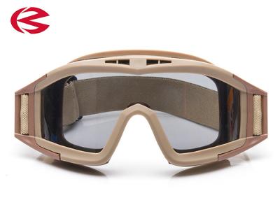 China Anti Fog Bulletproof  Military Tactical Goggles Detachable Lens Airsoft Goggles for sale