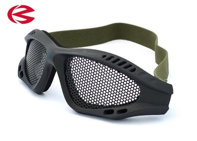 China Metal Mesh Lens Military Tactical Goggles Olive Drab Green Changeable Lens Sunglasses for sale