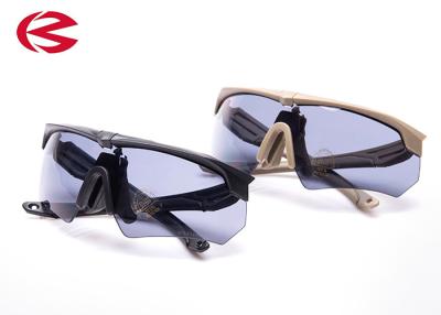 China Prescription Tactical Army Shot Glasses With Optical Frame And Hard Case for sale