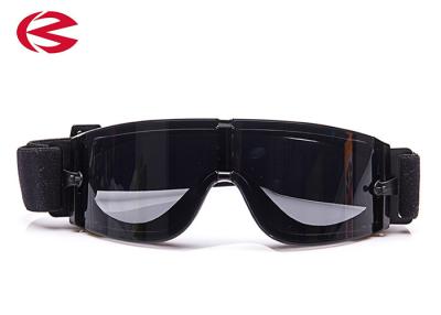 China CE Standard Security Bullproof Military Activities Protective Goggles With Interchangeable Lens for sale