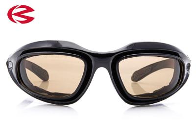 China Dustproof Motorcycle Riding Sunglasses With Interchangeable Lenses, High Impact Safety Goggles for sale