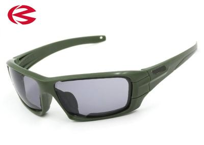 China Prescription Shooting Military Tactical Goggles / Safety Glasses With Side Protection for sale