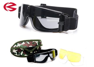 China Shatter Proof 3.0mm PC Lens Military Tactical Safety Glasses , Ballistic Polarized Sunglasses for sale