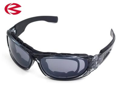 China Eye Protection Military Tactical Shooting Safety Glasses With Foam Seal Full Rim for sale