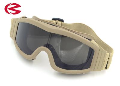 China Wargame CS Military Tactical Goggles , Scratch Proof  Shooting Safety Glasses for sale
