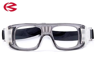 China Adjustable Elastic Band Outdoor Sports Sunglasses , Unbreakable Basketball Safety Goggles for sale