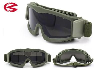 China High Impact Resistance PC Lenses Military Goggles Safety Tactical Glasses Z87 for sale