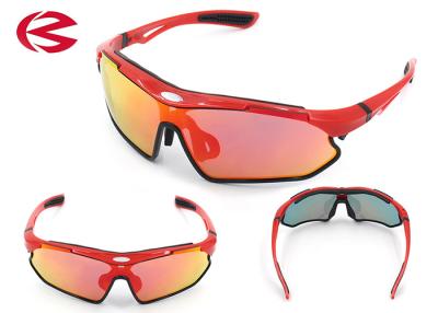 China Men / Women Fashion Outdoor Sports Sunglasses UV400 With Mirror Coating for sale
