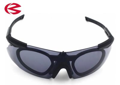 China Wraparound Military Ballistic Goggles UV400 Bulletproof Shooting Glasses With RX Insert for sale