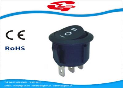 China Mini Round Electrical Rocker Switches With Light Indication For Coffee Pot for sale