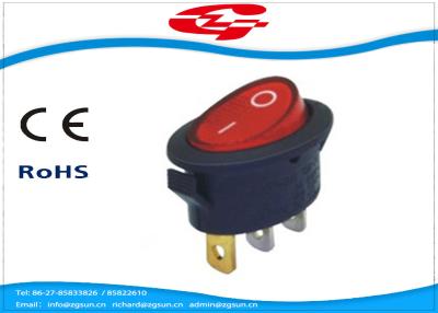 China On Off 3 pin Electrical Rocker Switches With Red Light For Coffee Pot  KCD1-311 for sale