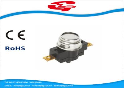 China Manual Reset Temperature Bimetal Thermostat 45~160 Degree 25A 250V (45A 250V) for sale