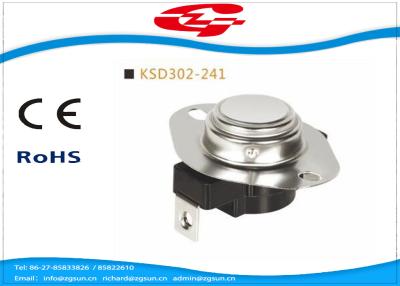 China KSD302-241 Automatic reset Snap Disc Thermostat , Bimetal Disc Thermostat for sale