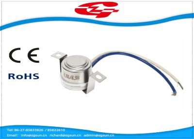China 250v 25a Thermal Temperature Control Snap Disk Thermostat Switch 40~160 Degree for sale