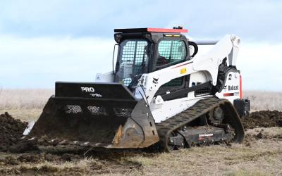 Cina 4569kg caricatore Bobcat usato T870 caricatore compatto usato diesel alimentato in vendita