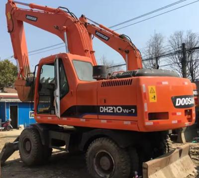中国 EPA Doosan 210w-7 状態の良い古着掘削機掘削機 販売のため