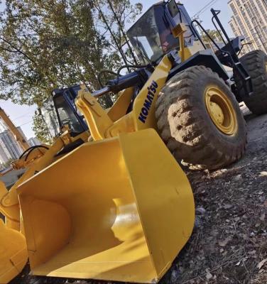 China WA 470 Komatsu Usado Front End Carregador Usado Carregadores de Roda Potentes à venda