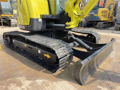 China 5 ton gebruikte Yanmar Vio55-5B Crawler Excavator met 0,135m3 emmercapaciteit Te koop