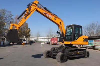 Cina Wheel tracked excavator X120 12 ton wheel excavator for sale Usage: Construction site, mineral resources, engineering in vendita