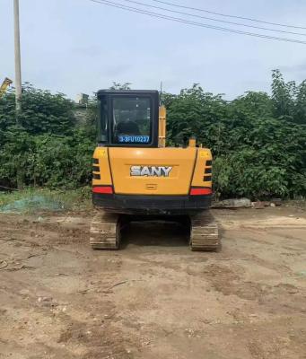 Cina Popolare mini scavatore di seconda mano 5T usato Sany SY55C Crawler Excavator in vendita