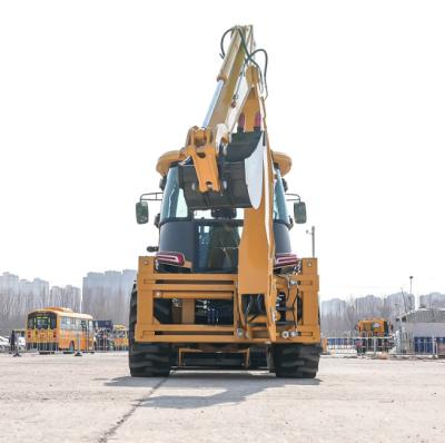 Cina WZ40-30 Mini retroesca idraulica 4x4 3 tonnellate con secchio multifunzione in vendita