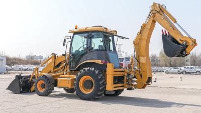 Cina WZ40-30 Mini retroesca idraulica 4x4 3 tonnellate con secchio multifunzione in vendita
